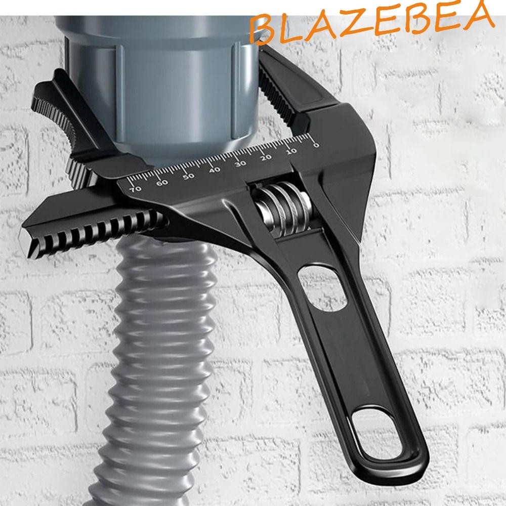 Blazebea ประแจห้องน้ํา,ด้ามสั้นเปิดขนาดใหญ่ปรับ Spanner,Multi-Function Spanner 6-68 มม.หลอด Nut ...