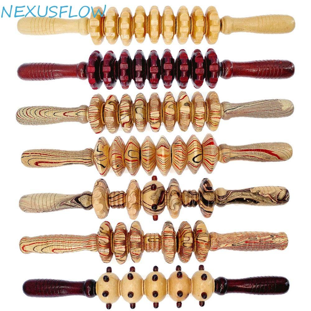 Nexusflow กล้ามเนื้อ Roller Sticks ไม้ Therapy Belly บรรเทาโยคะล้อเพลา ...