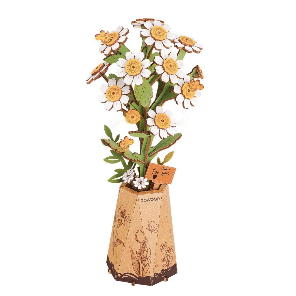 Rolife Rowood DIY Wooden Flower | Shopee Thailand