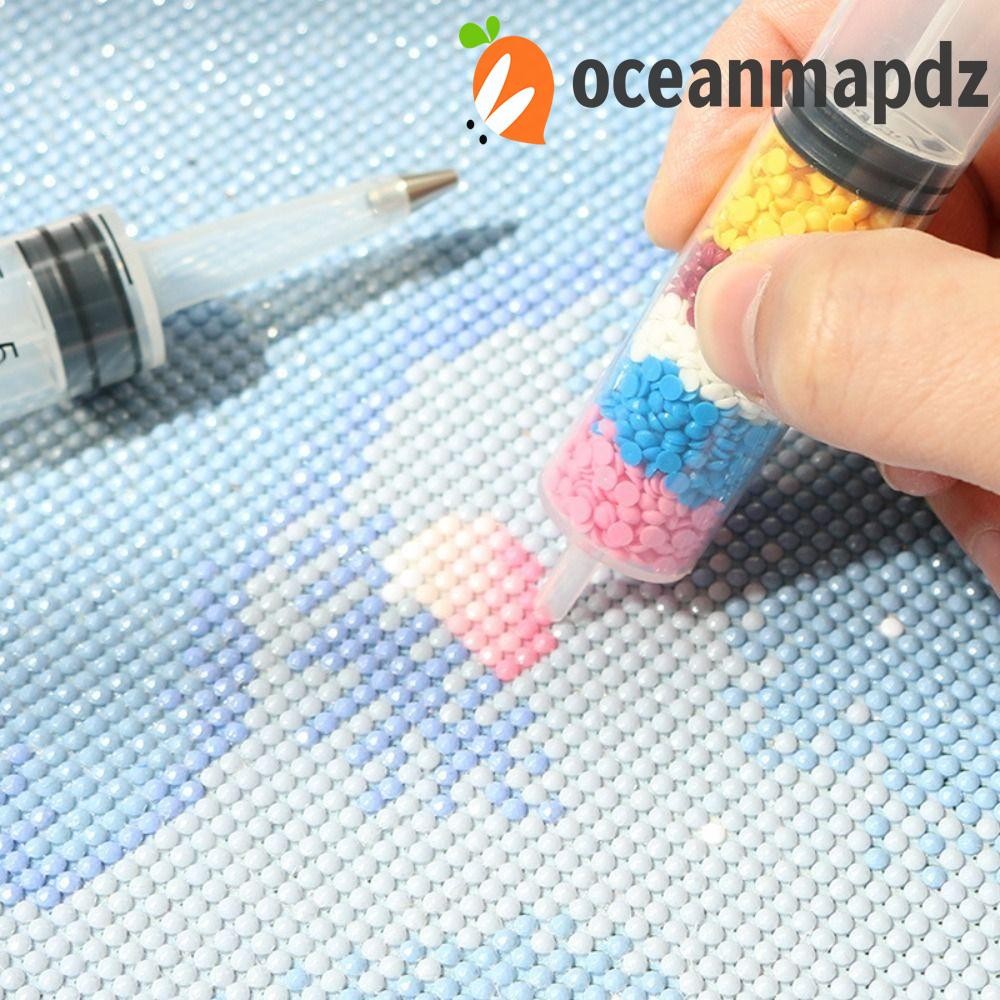 Oceanmapdz จุดเจาะปากกาปักครอสติ DIY มัลติฟังก์ชั่หัตถกรรม Fast เพชรเย็บปักถักร้อยเพชรจิตรกรรม ...