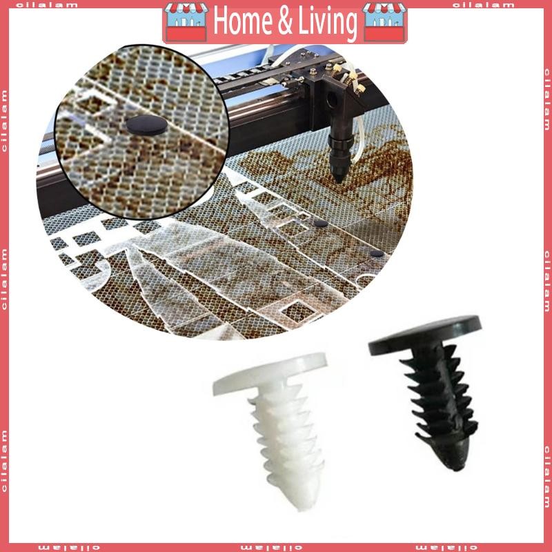 Ci 100 ชิ้น Tree-shape Rivets Push Pins Rivet รังผึ้งเลเซอร์เตียงยึด ...