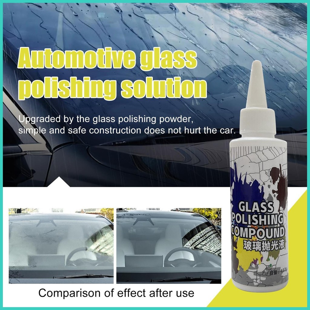 ขัดกระจก Compound Windshield Glass Scratch Remover 150g เพิ่มความชัดเจน ...