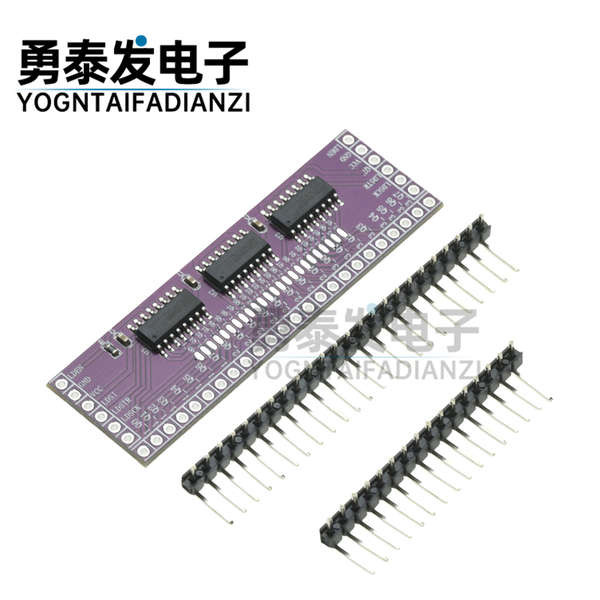 ไมโครโฟนสตริงเปิด Parallel Pin IO โมดูลขยาย 74HC595 พอร์ตเอาต์พุต ...