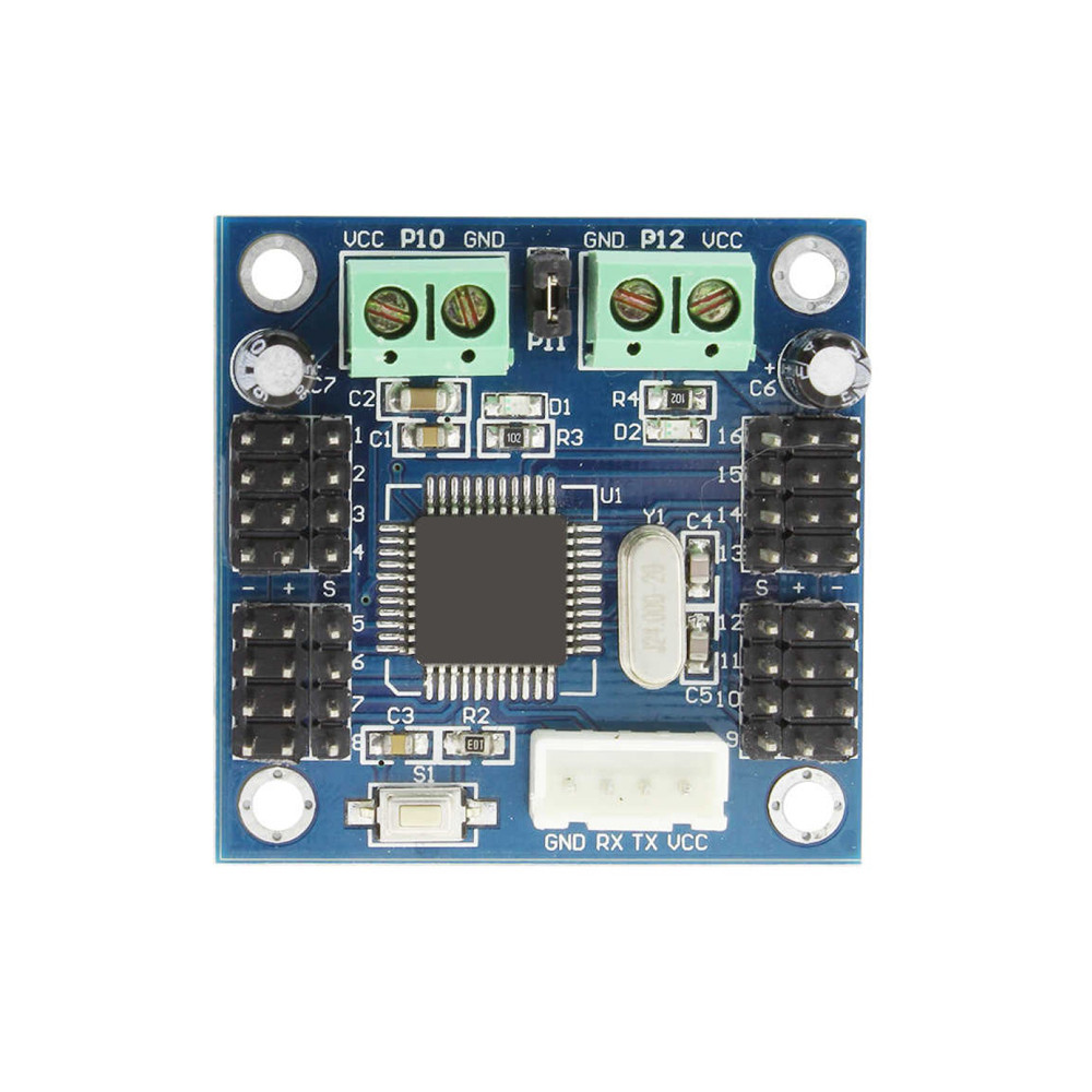 Lcsc-16 16 Way Servo Motor Controller DC4-5.5V PWM Pulse Signal Output ...