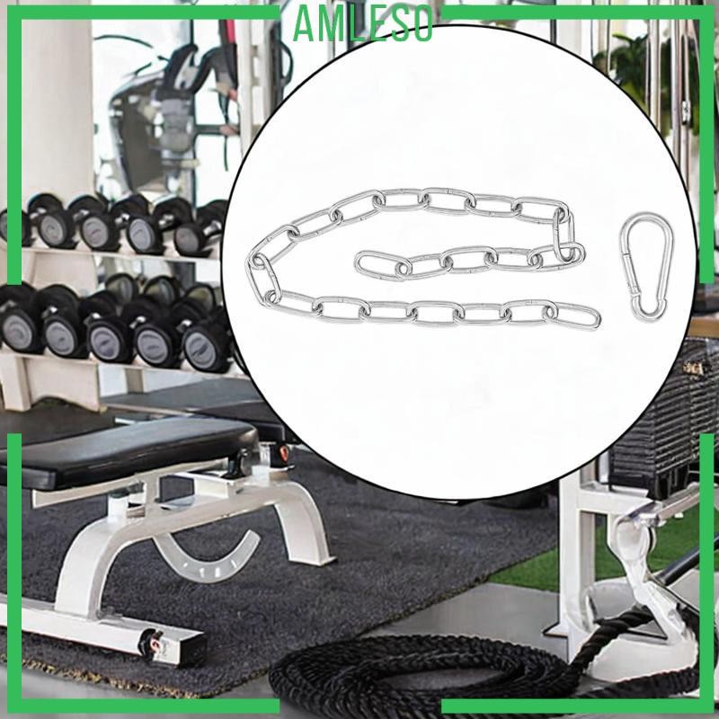 [แอมเลโซ] Pulldown Bar Extension Chain Gym Accessories Weight Machine ...