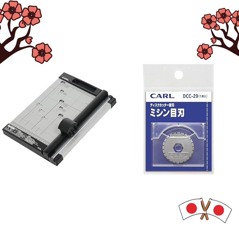 【Set Purchase】Carl Manufacturing Paper Cutting Machine A4 Compatible ...