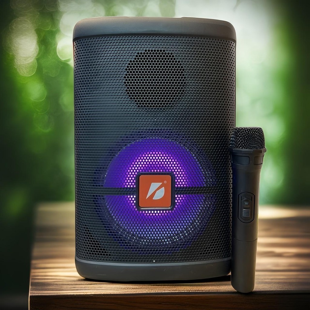 ลําโพงบลูทูธ KTS-1279 8 นิ้ว 30W ปรับเสียง LED ปิดไฟ ฟรีไมค์ลอย รีโมท ...