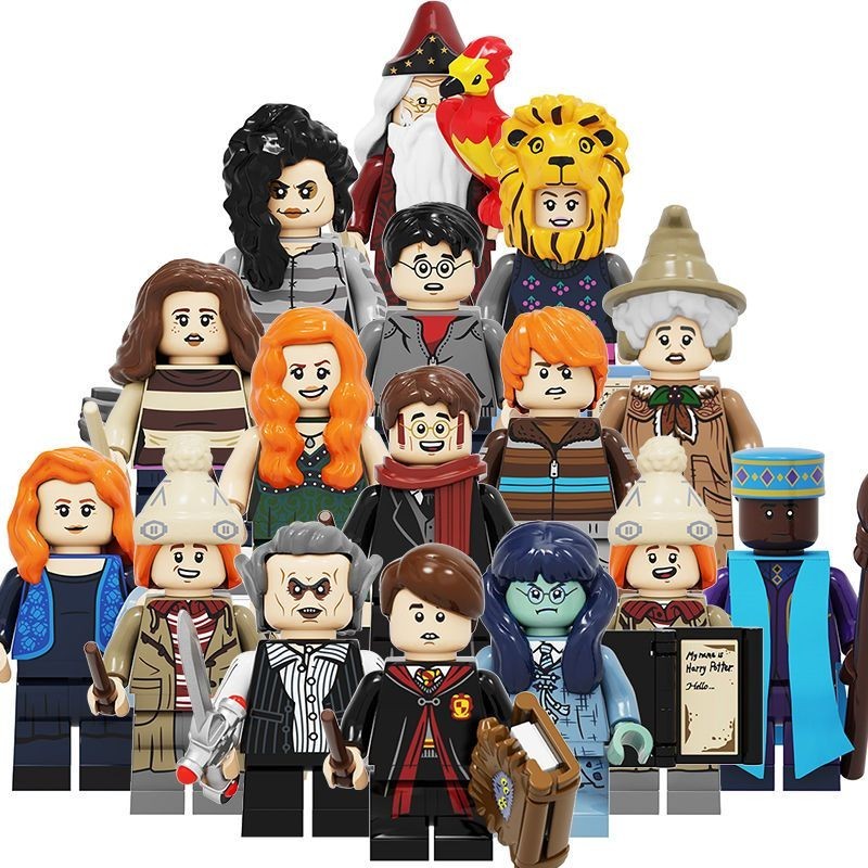 ใช ้ งานร ่ วมกับ Lego Harry Potter Building Blocks Minifigures วาดเพลง ...