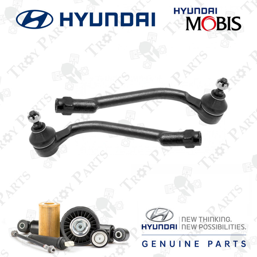 (2ชิ้น) Hyundaiพวงมาลัยtie Rod End 56820-2H000 + 56820-2H090 สําหรับ ...