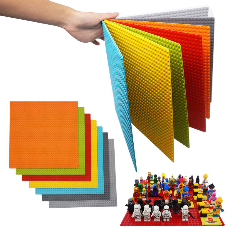 Building Block Base Plate 25 * 25 ซม.Minifigure Base Accessories ...