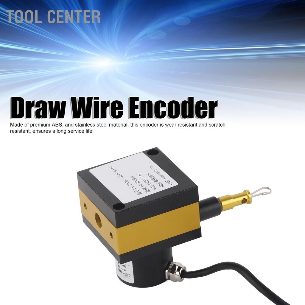 Tool Center เส้นผ่านศูนย์กลาง 38 มม.วาดลวด Encoder 10 ถึง 3000 มม. ...