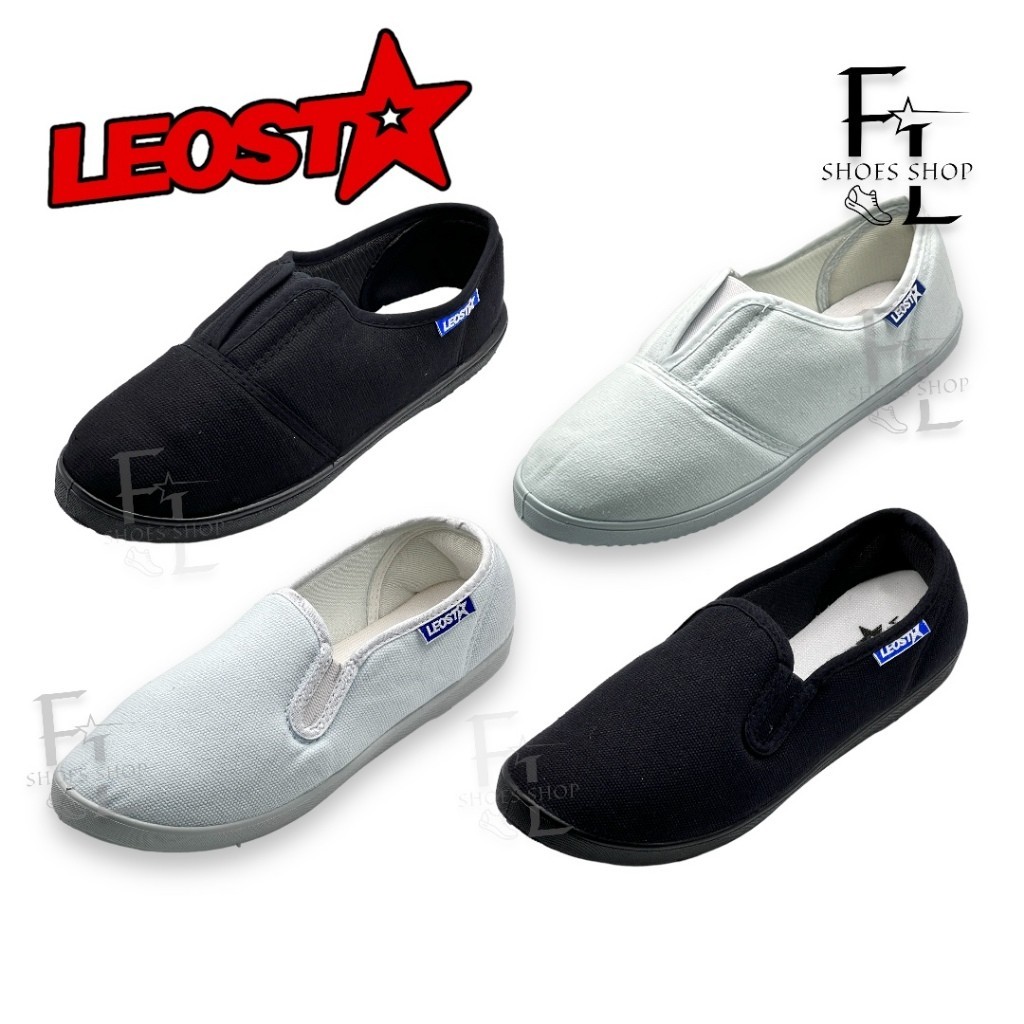 LEO รองเท้าผ้าใบ รองเท้าใส่ทำงาน หญิง-ชาย รุ่น 108,109 (เบอร์ 36-43) | Shopee Thailand