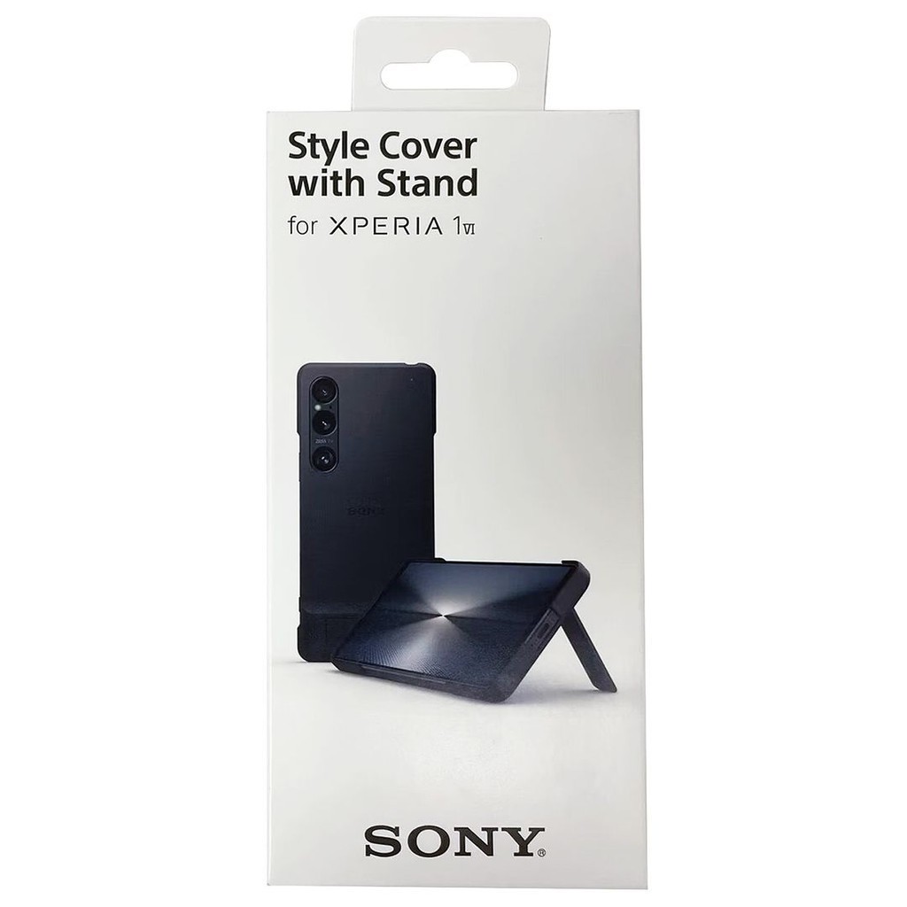 Sony Xperia 1 VI Style Cover with Stand ( Black ), XQZ-CBEC/BGENG ...