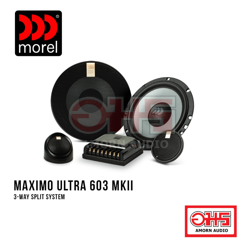 MOREL Maximo Ultra 603 MKII | 3-way Split system | 100 W/RMS 180 W/Peak ...