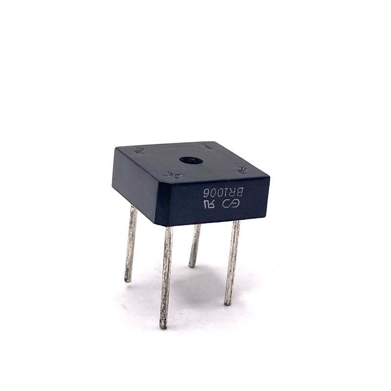 ไดโอดบริด diode Bridge rectifiersไดโอดขาโต๊ะ BR1006 10A600V | Shopee ...