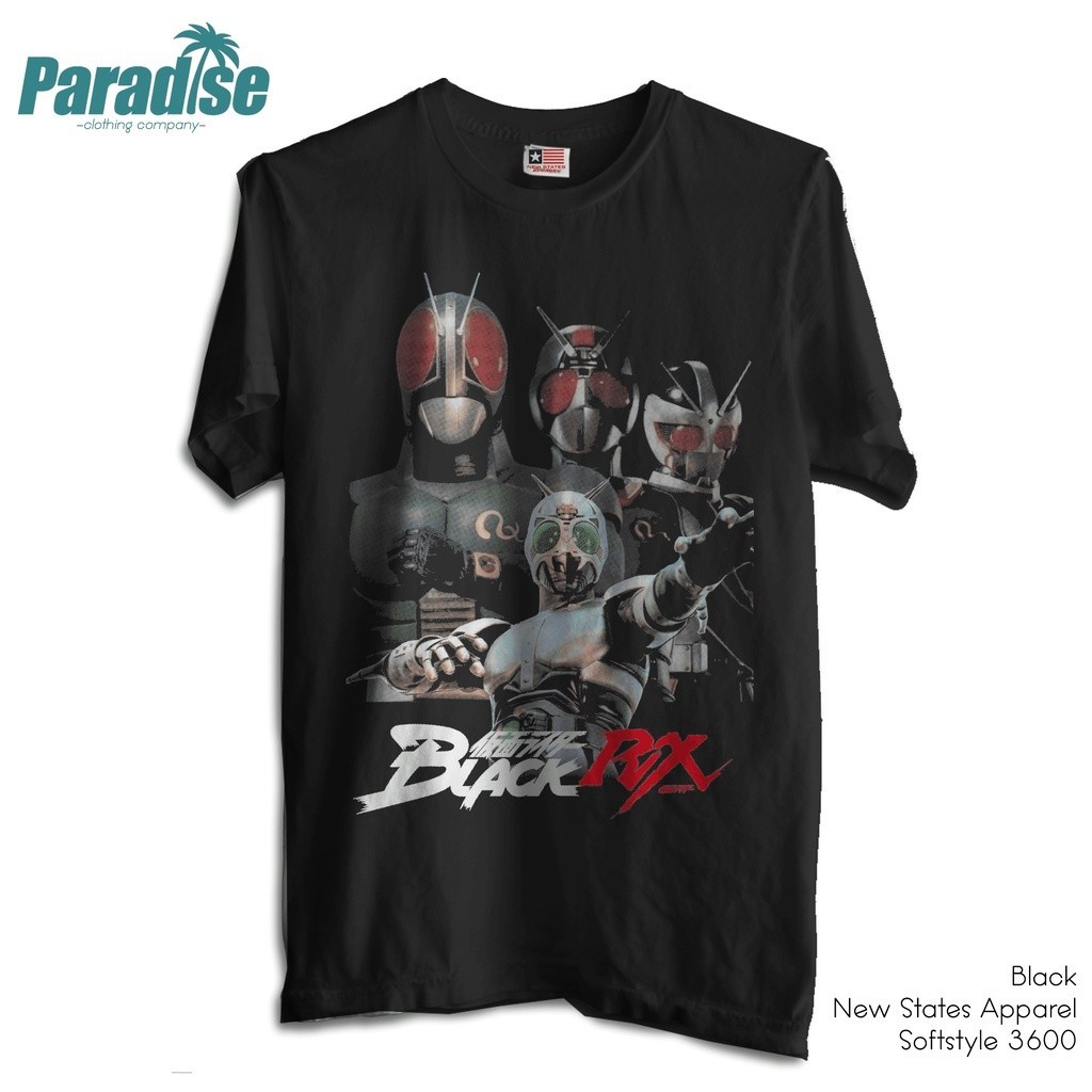 ร่ำรวย เสื้อยืด พิมพ์ลายซุปเปอร์ฮีโร่ Kamen Rider RX สีดํา | Shopee Thailand