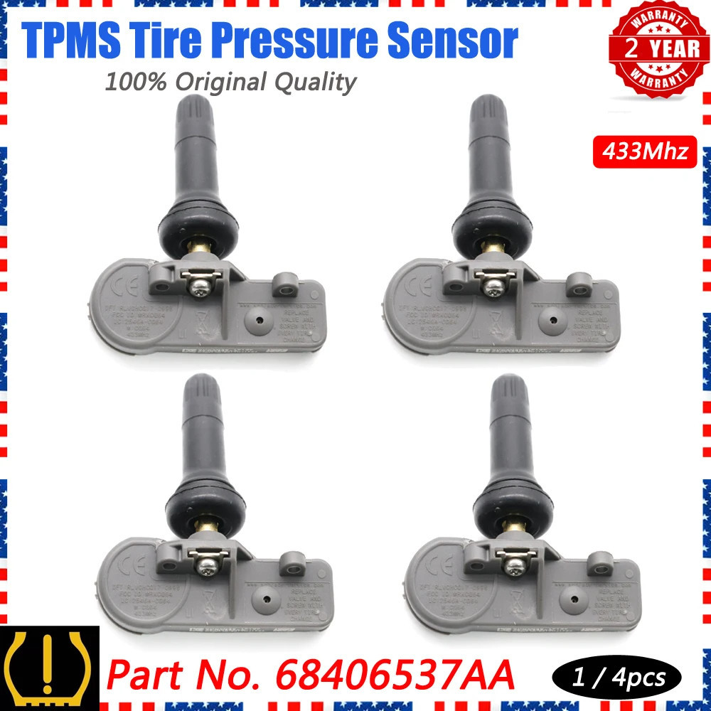 เซ็นเซอร์ตรวจสอบแรงดันลมยาง AutoPpart TPMS 68406537Aa สําหรับ Chrysler ...