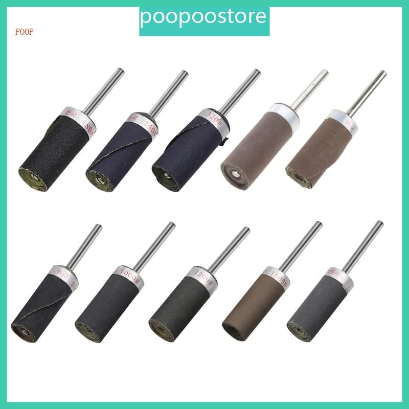 Poop ทรายกระดาษบาร์ 3 มม. Shank กระดาษทราย Rod ไฟฟ้าขัด Buffing บด ...
