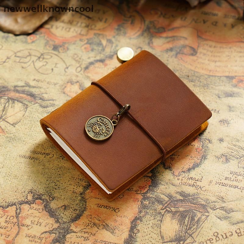 Newwellknowncool Mini Travelers Notebook Planner หนังแท้ Mini Notebook ...