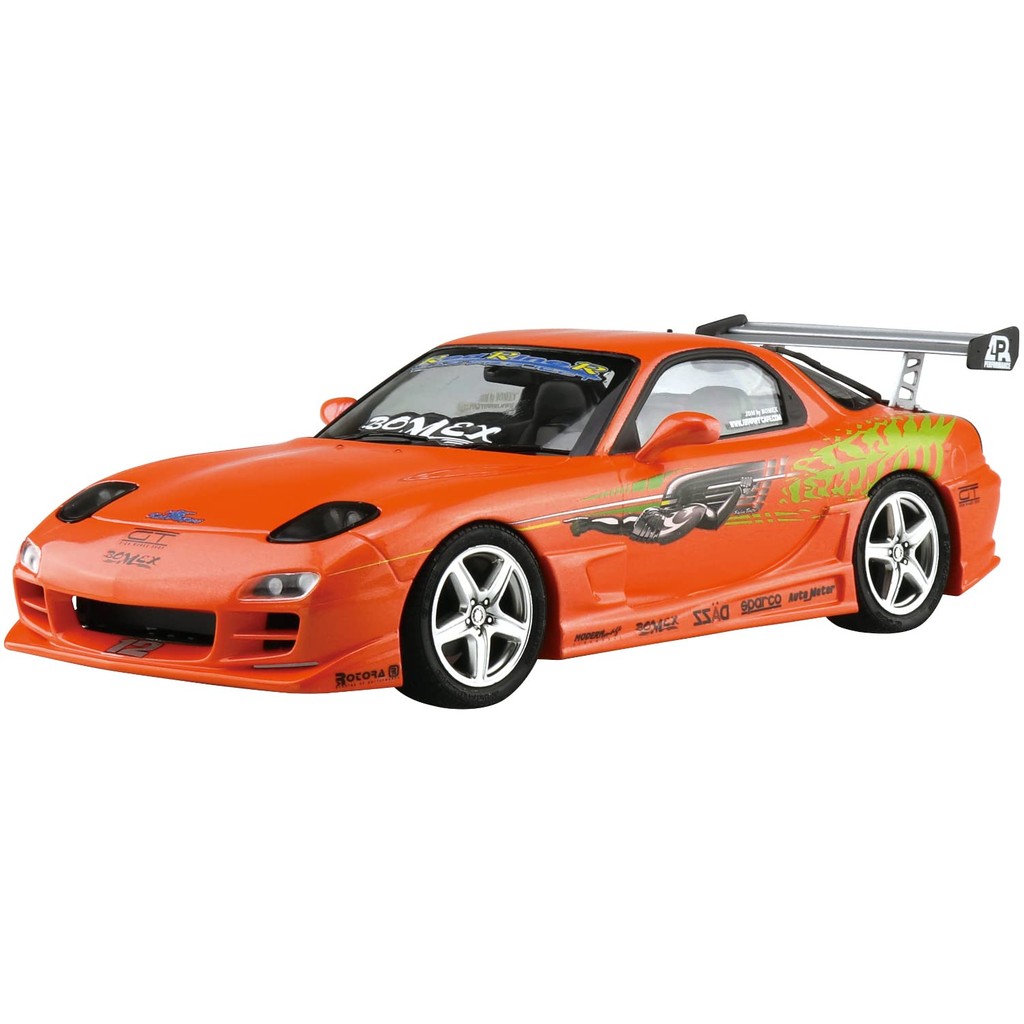 Aoshima Bunka Kyozai Co., Ltd. 1/24 The Tuned Car Series No. 74 Mazda BOMEX FD3S RX-7 1999 ...
