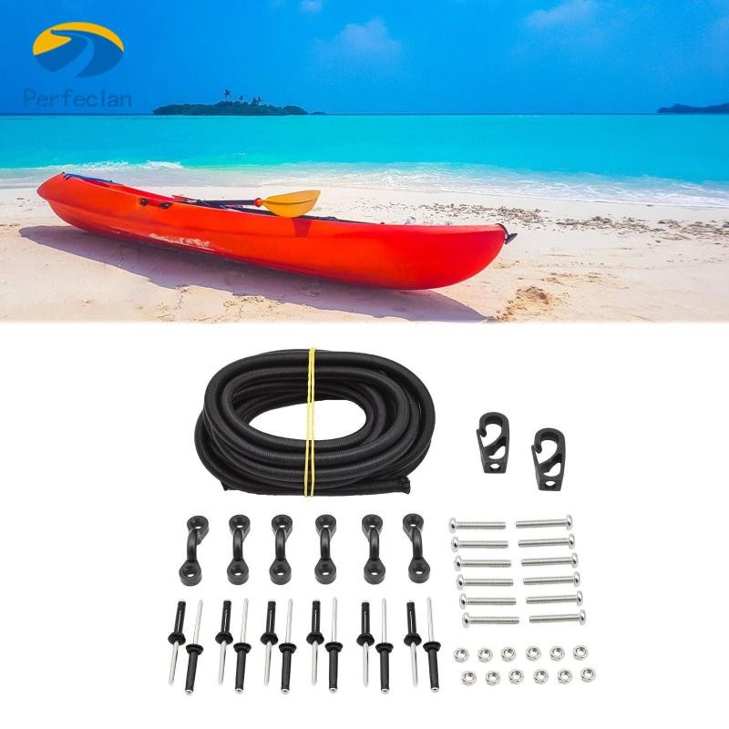 Perfeclan Kayak Deck Rigging Kit อะไหล่กีฬาทางน้ําอุปกรณ์ตกปลา Kayak ...