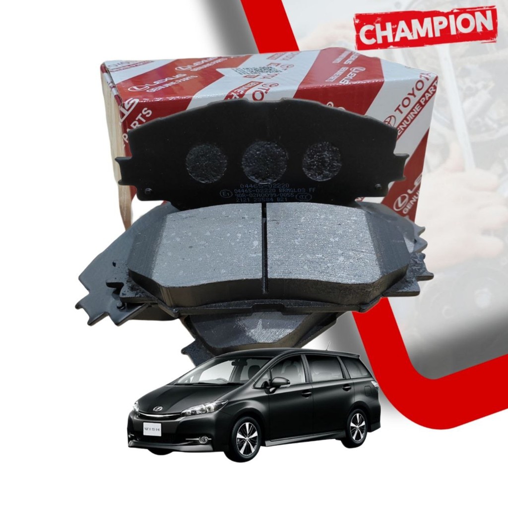 ผ้าเบรคtoyota FRONT & REAR สําหรับTOYOTA WISH ZGE20 2009-2011 | Shopee ...