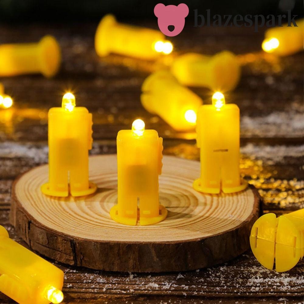 Blazespark 10 ชิ้นโคมไฟ LED Wick, Miniature ในตัวโคมไฟโคมไฟโคมไฟ,โคมไฟอุปกรณ์เสริมสีเหลืองไฟ ...