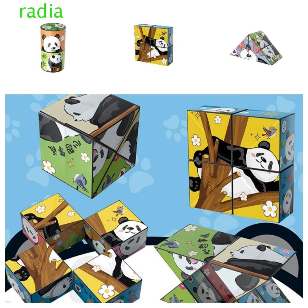 Radiantzap 3D เปลี่ยน Cube ปริศนา, Mini Rubix Cube พับ Infinite Magic ...