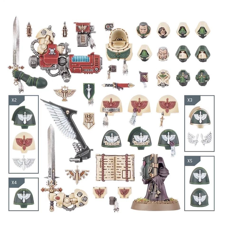 Warhammer 40k E683 Dark Angel Original Casting อะไหล่อัพเกรด โมเดลเร ...