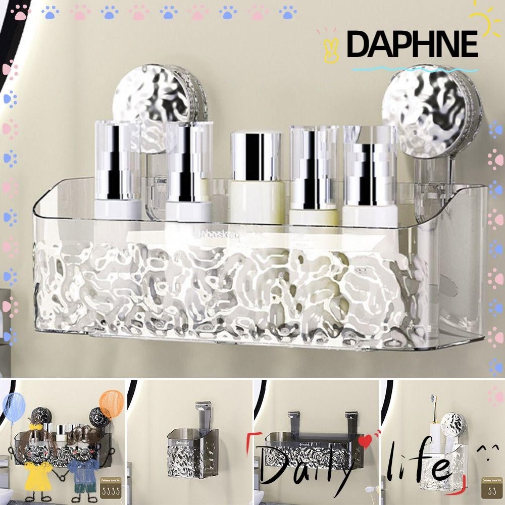 Daphne Wall Storage Rack, โปร ่ งใส Glacier รูปแบบฝักบัวดูดถ ้ วย Shelf ...