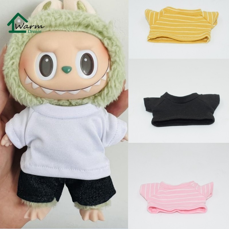 Diy Labubu CLlothes Labubu แขนสั ้ น Labubu ชุด Labubu กางเกงขาสั ้ นตุ ...