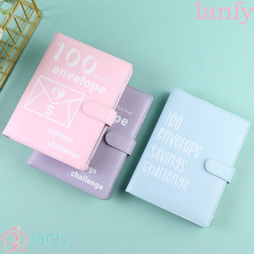Lanfy Savings Challenge Notebook, A5 100 Days Challenge Binder, Money ...