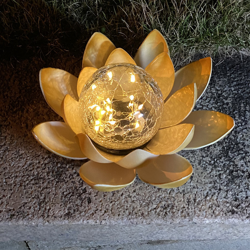 Lotus Solar Light Floating Flower Night Lamp for Pond Swimming Pool ...