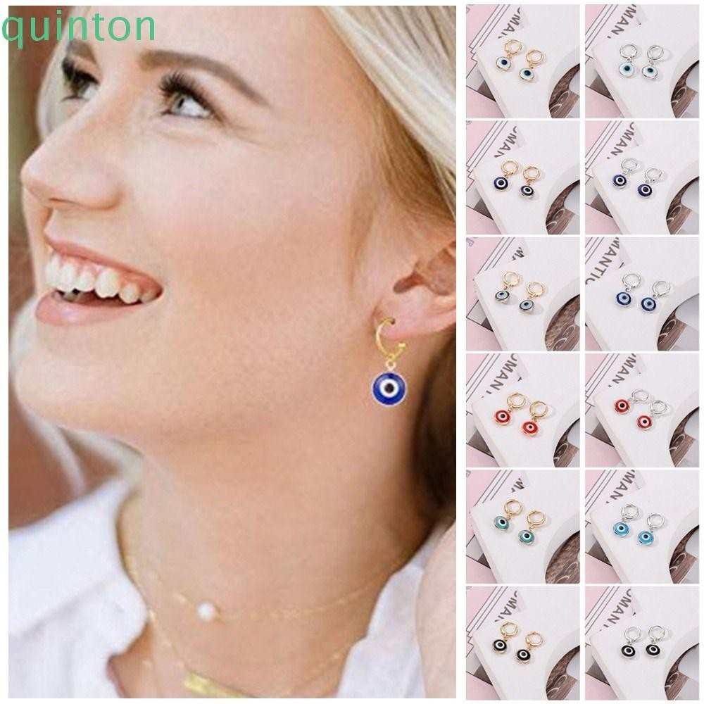Quiton ต่างหูตาปีศาจ, Amulet Gold Demon Eye ต่างหู, อินเทรนด์เงินรอบ ...