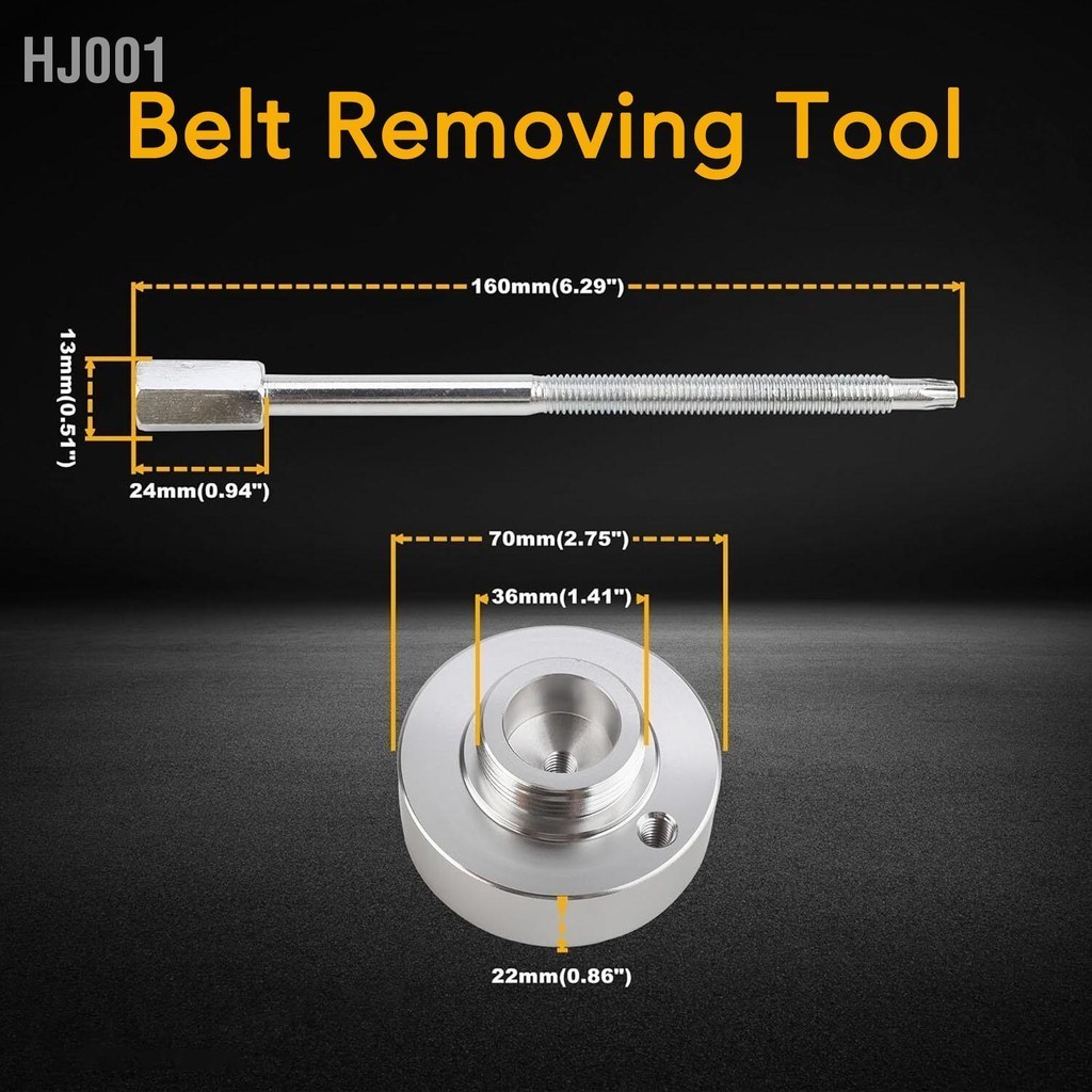 HJ001 เครื่องมือคลัตช์ถอดเข็มขัด 529000072 การเปลี่ยนโครงสร้างที่ ...