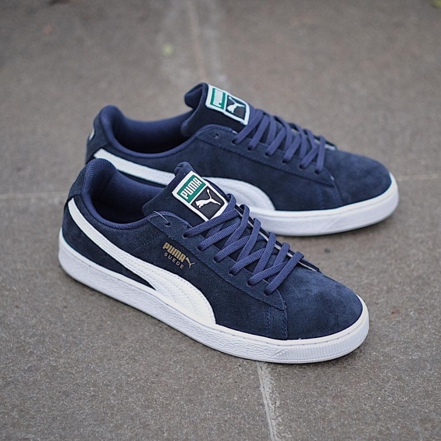 Ugg ts-puma ralph sampson สีกรมท่า สีขาว | ของแท ้ 100 % | รองเท้า ...