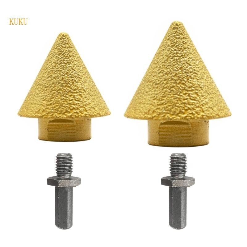 KU* Diamond Chamfer Finger Bit Diamond Cone Milling Bit Round Beveling ...