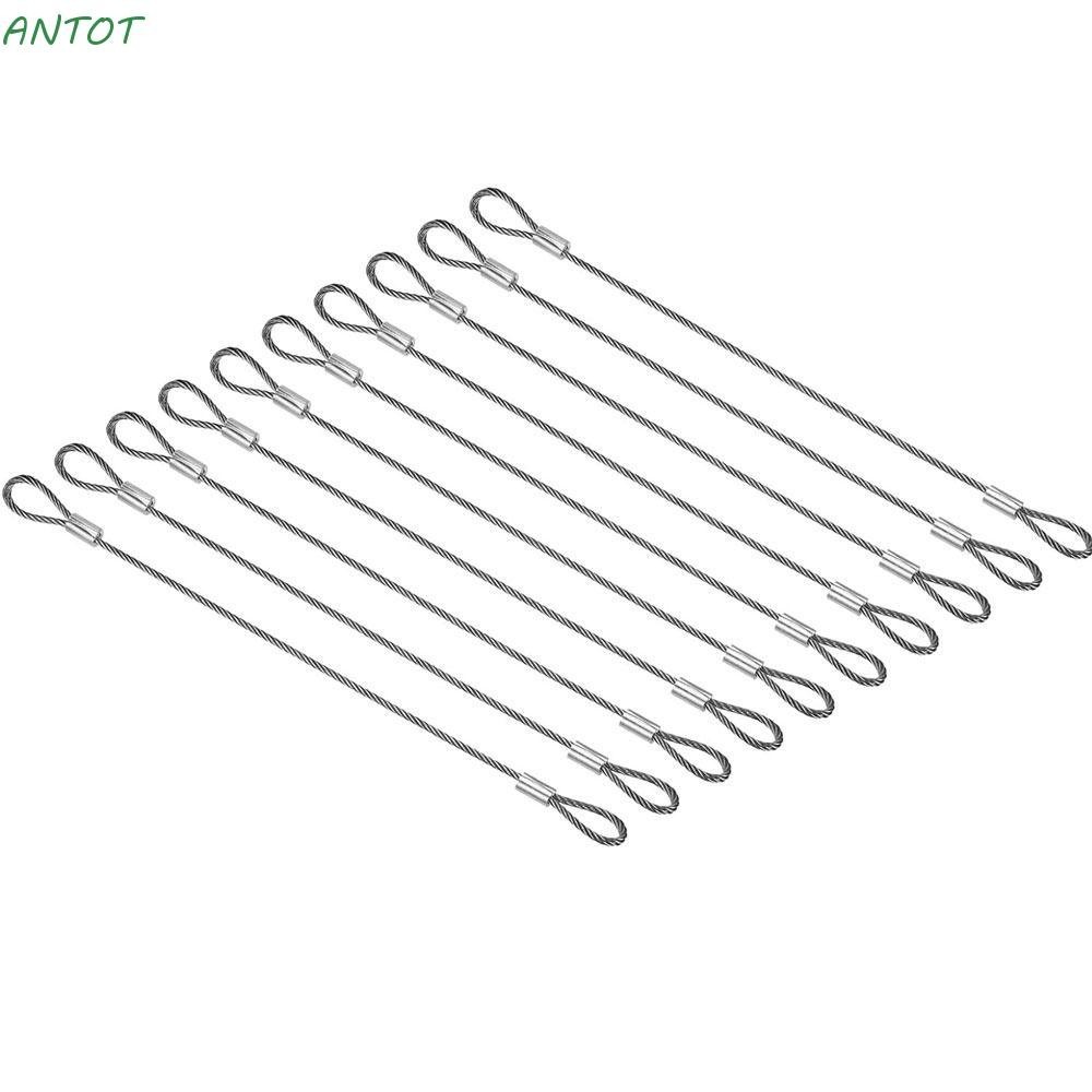 Antot สายความปลอดภัยความปลอดภัยสายไฟ,สแตนเลส 20 ซม.x2 มม.ไฟเวทีเชือก,ทน ...