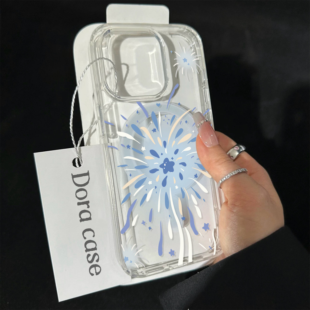 เคสโทรศัพท์ Creative Blue Star Fireworks ที่เข้ากันได้กับ Apple 15 15 ...