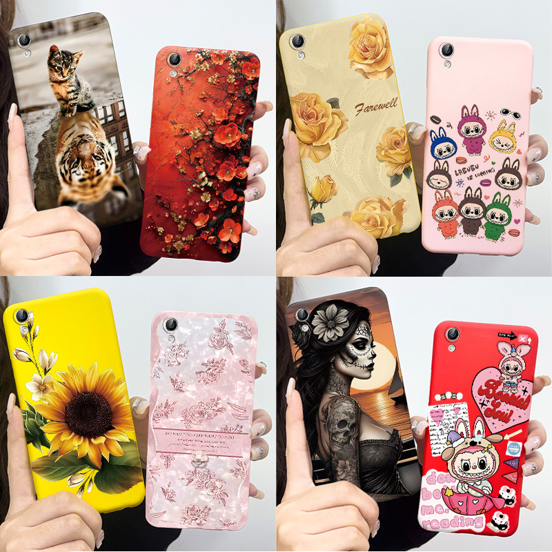 สําหรับ Vivo Y51/Y51L/Y51A/Vivo 1707 กรณีดอกไม้สวย Labubu การพิมพ์สี ...