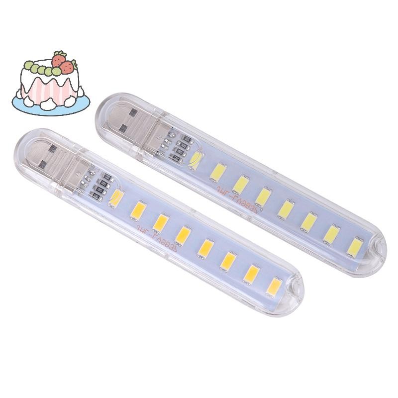 [Sep] Mini LED แบบพกพา 5V 8 LED USB Lighting คอมพิวเตอร์โคมไฟพลังงานมือถือไฟกลางคืน . | Shopee ...
