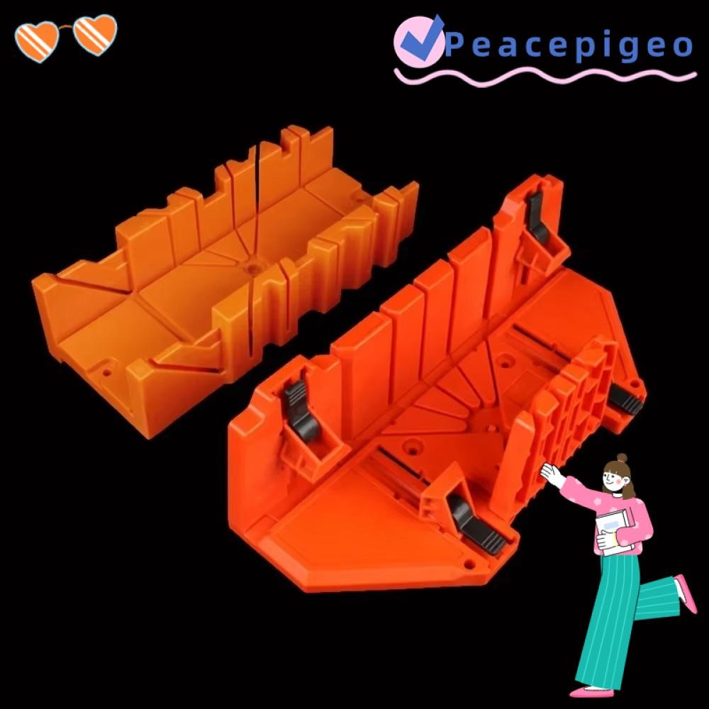 Peacepigeo กล่องหนีบเลื่อย, กล่องเลื่อย Miter หนีบมือ 12/14 นิ้ว, แบบพกพา 45 90 องศา Universal ...