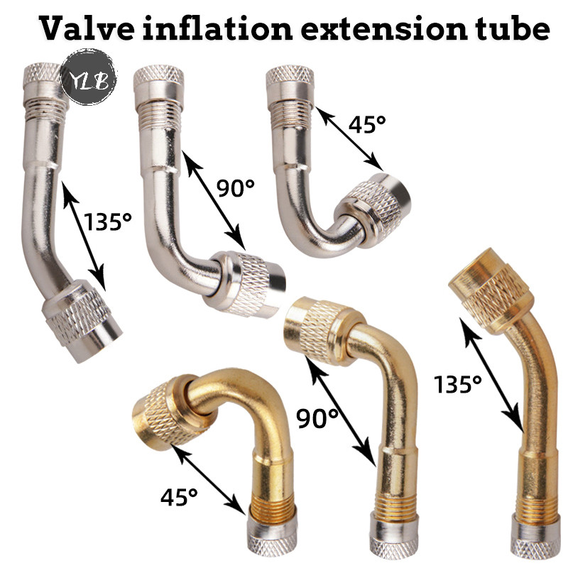 Ylb> วาล์วปรับสมดุลจักรยาน 45 ° 90 ° 135 ° ใหม่ หัวฉีดขยาย แบบเป่าลม ...
