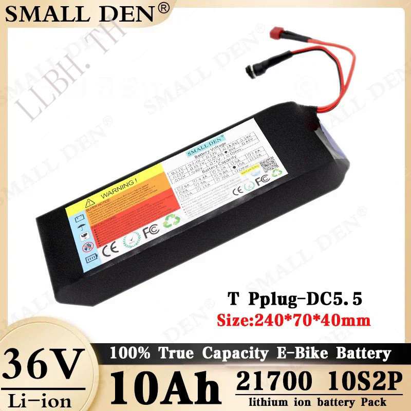 36V 10Ah 10S3P Rechargeable Lithium Battery Pack 42v 500W Power ...