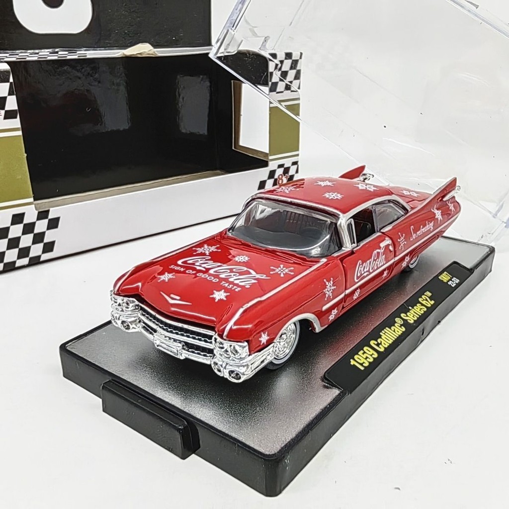 M2 1/64 1959 Cadillac Big Rocket Series 62 โมเดลรถโลหะผสม | Shopee Thailand