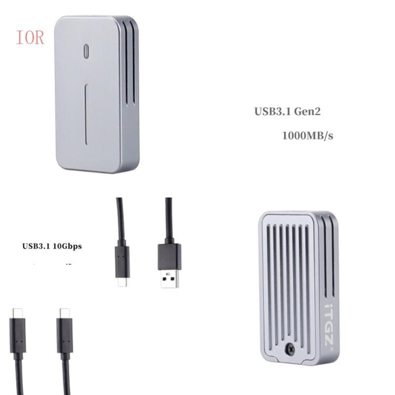 Ior 10Gbps M 2 NVME SSD Case USB3 1 SSD Hard Disk SSD Enclosure กล ่ อง ...