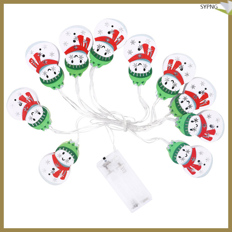 คริสต ์ มาส String ไฟในร ่ ม Fairy Snowman ตกแต ่ ง Party ตกแต ่ งเครื ...