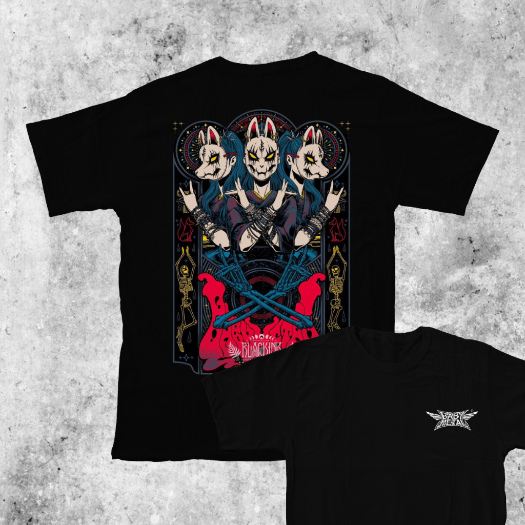 ใหม่ Ryusan T-Shirt BABY METAL BAND Volume 4 -Unisex Wide form | Shopee ...