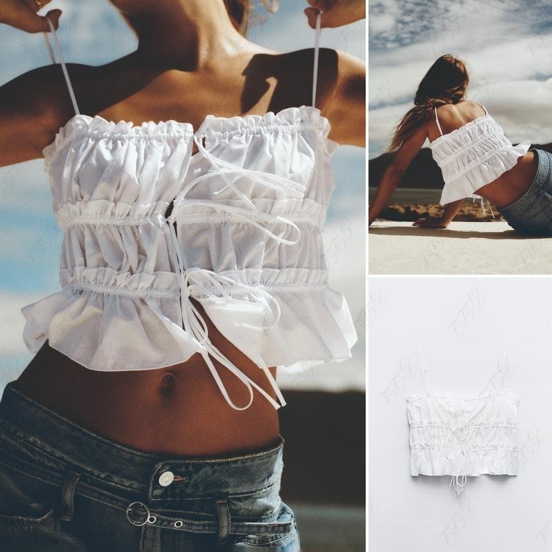 Zara 24 ฤดูใบไม ้ ผลิฤดูร ้ อนสไตล ์ ใหม ่ Casual All-Match Bow Tie ...