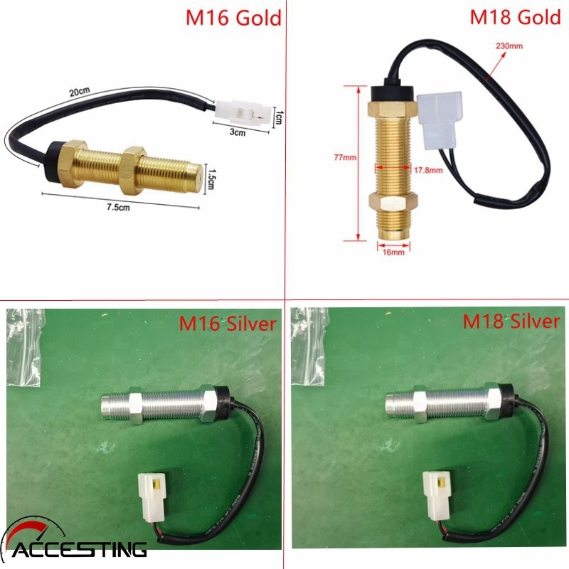 ใหม ่ Gold/Silver M16/M18 RPM Sensor Tachometer RMA Sensor สําหรับ ...